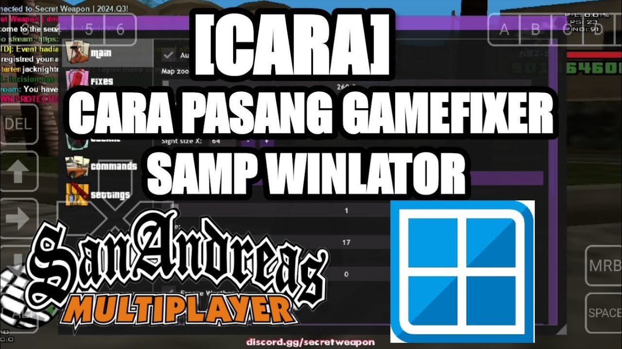 [CARA] PASANG GAMEFIXER SAMP WINLATOR | FAKE PC | WINLATOR 7.1 | MEDIATEK DIMENSITY 920 - YouTube