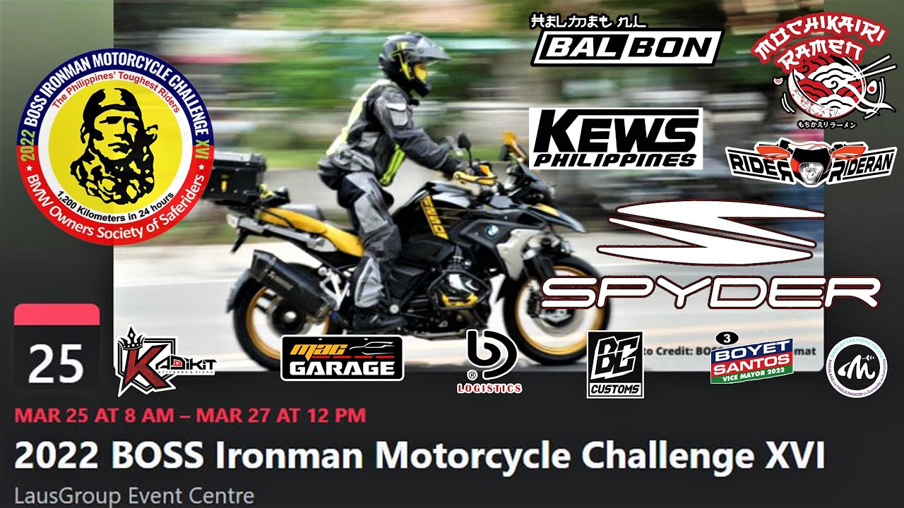 ano nga ba ang 2022 BOSS IRONMAN Motorcycle Challenge? - YouTube