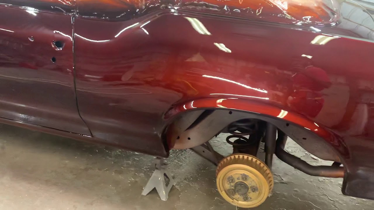 Kandy root beer 71 cutlass convertible after color sanding and flow ...