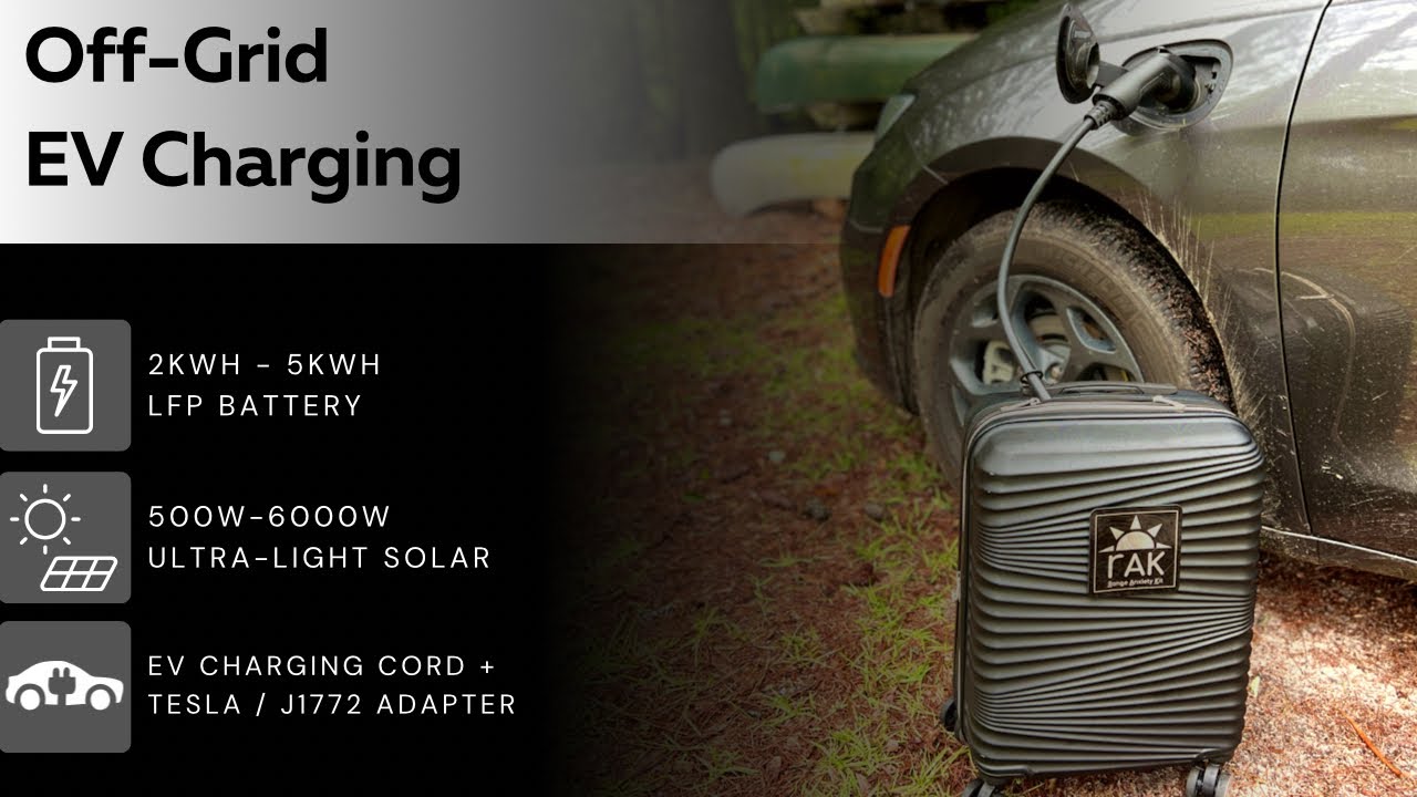 Off-Grid EV Charging with our Range Extender PRO Kit! (2kW of Solar!) # ...