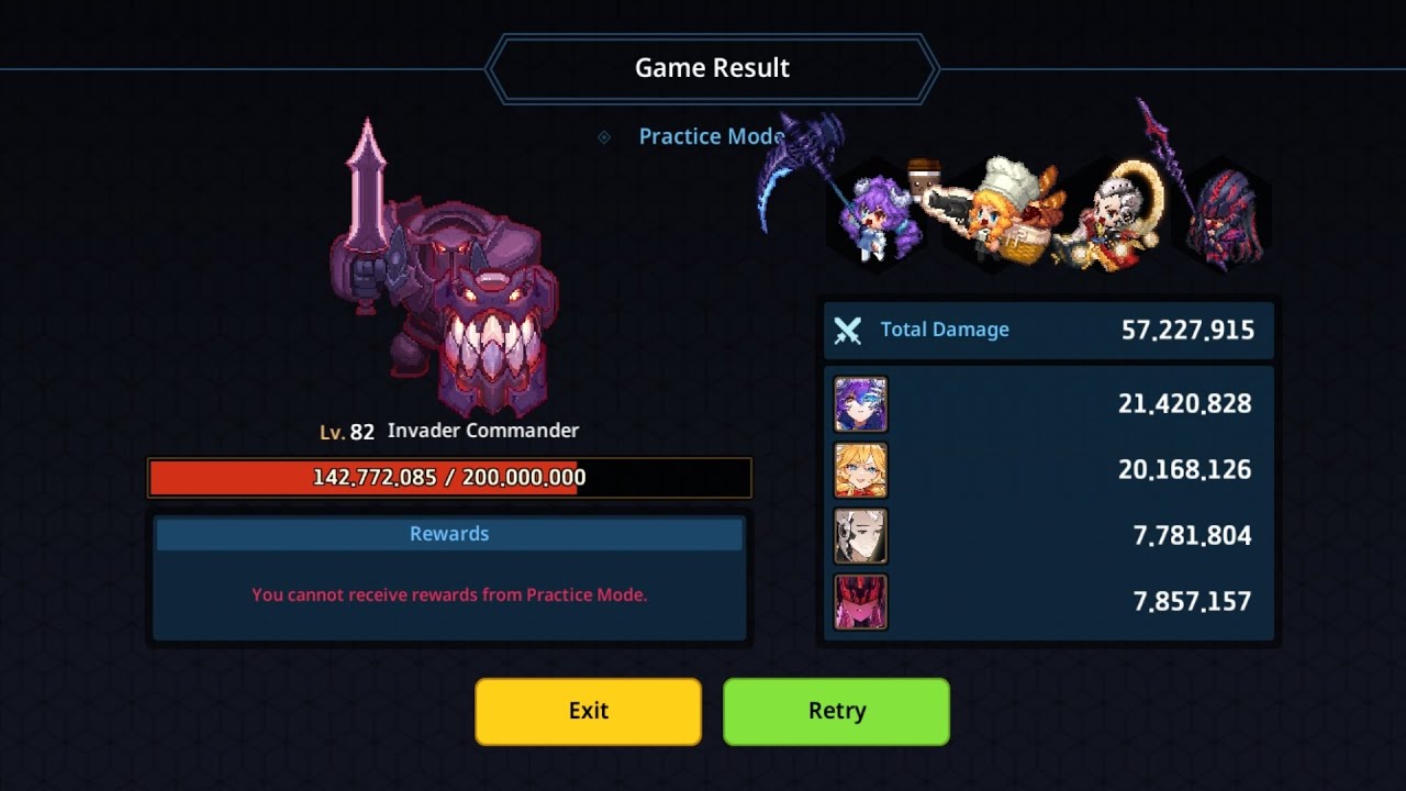 Invader Commander Lv82 (Dark) 57M - Guild Raid Guardian Tales - YouTube