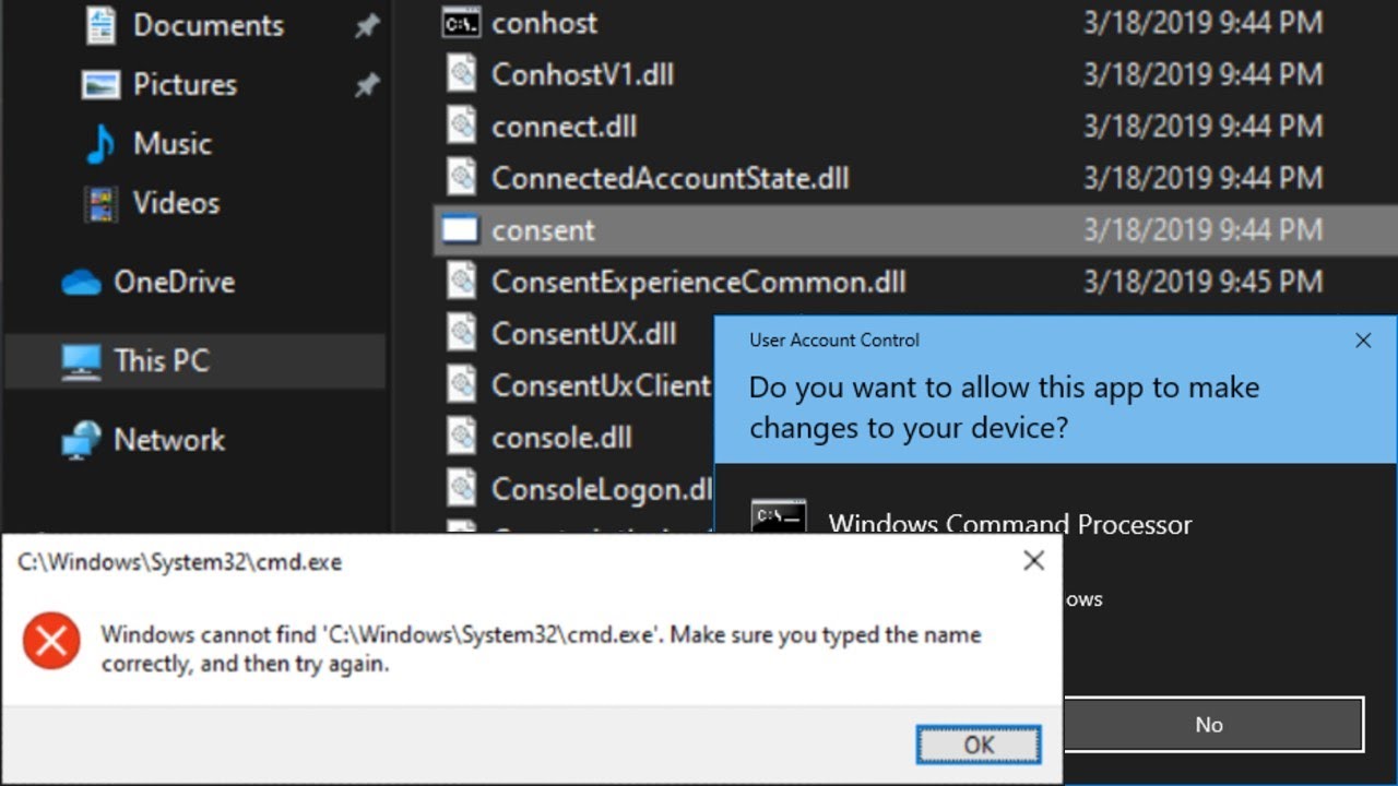 What happens if you delete Consent.exe? - YouTube