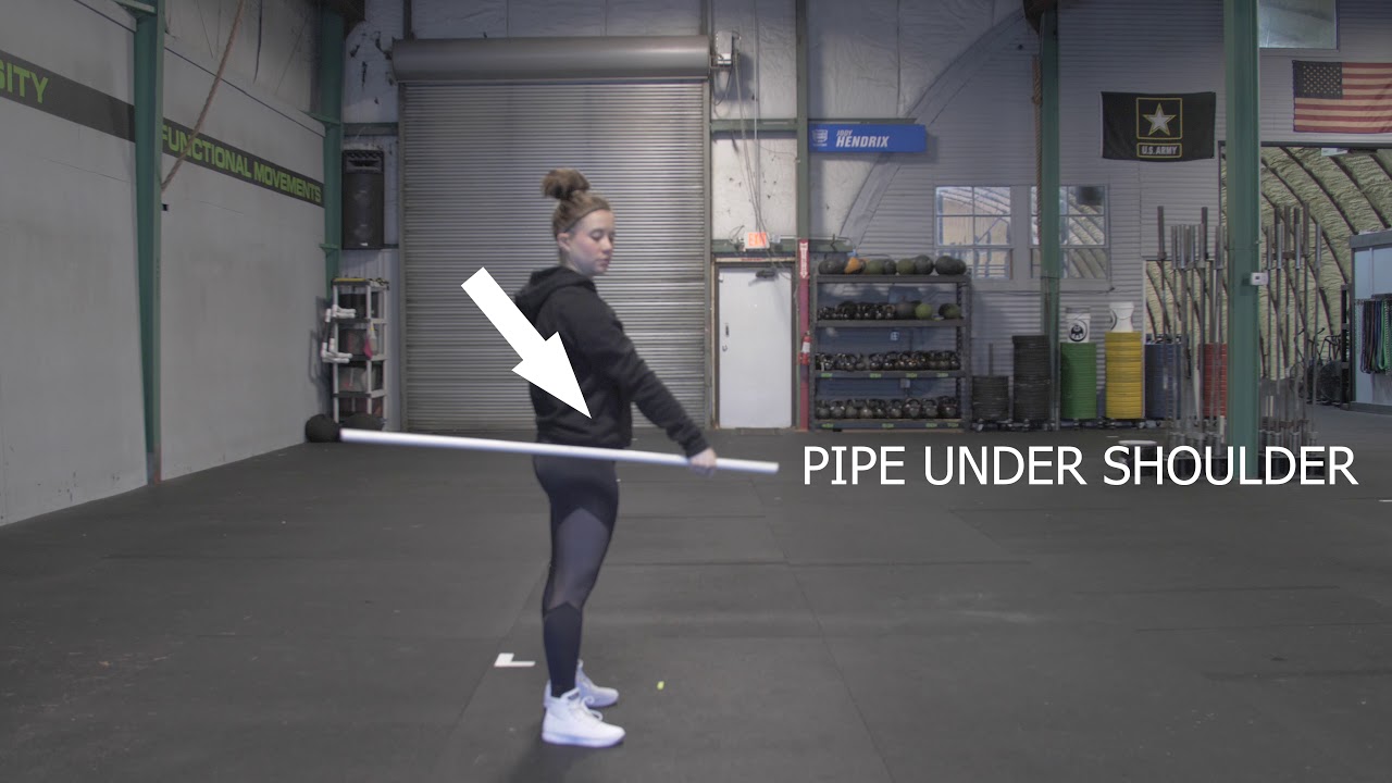 PVC Pipe Shoulder Stretch - YouTube