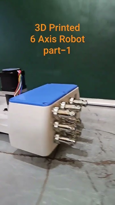 3D Printed 6 Axis Robot. Axis 1 - YouTube