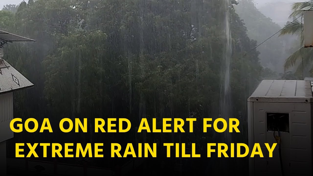 IMD Issues Red Alert Till Friday; Extremely Heavy Rain Expected ...