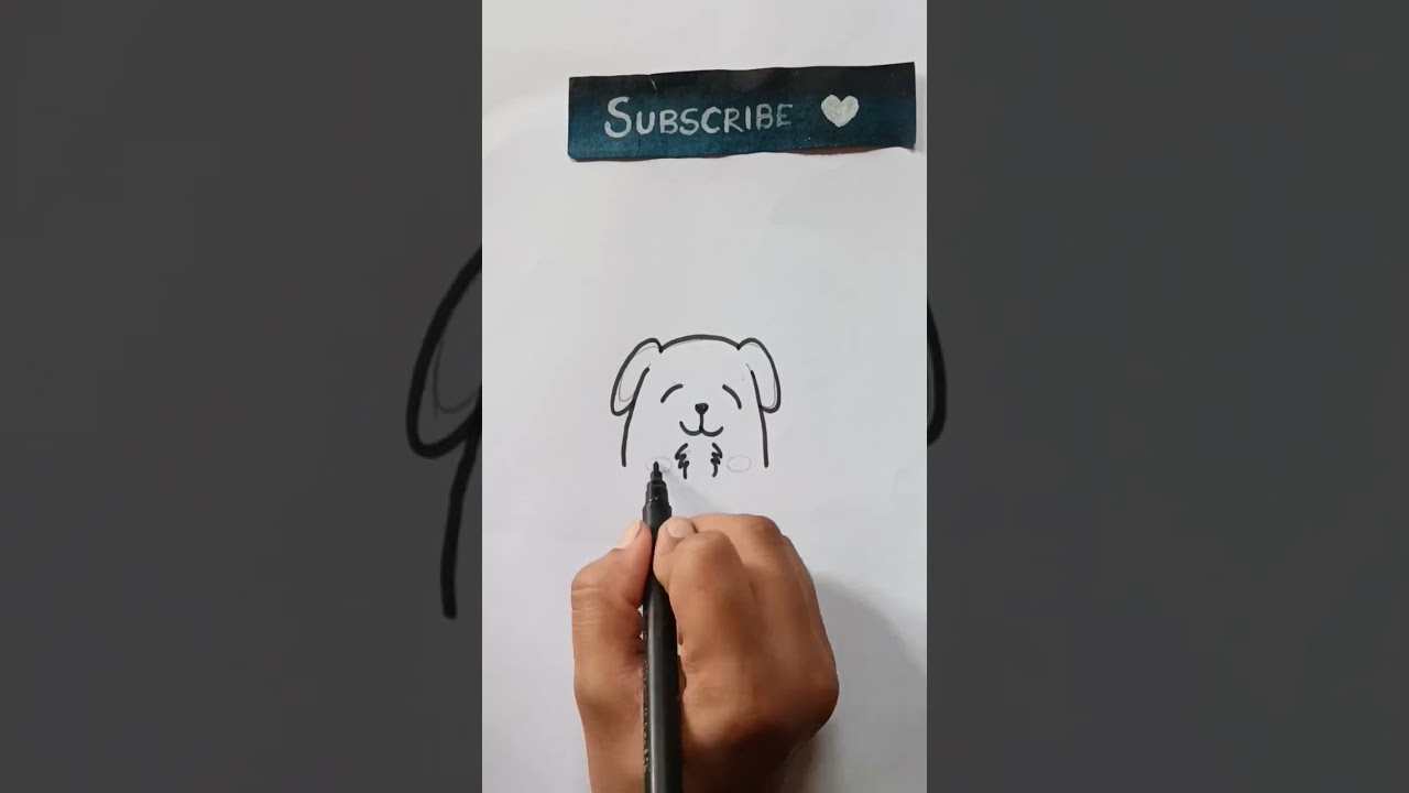 Cute Dog Drowing 🐶 . - YouTube