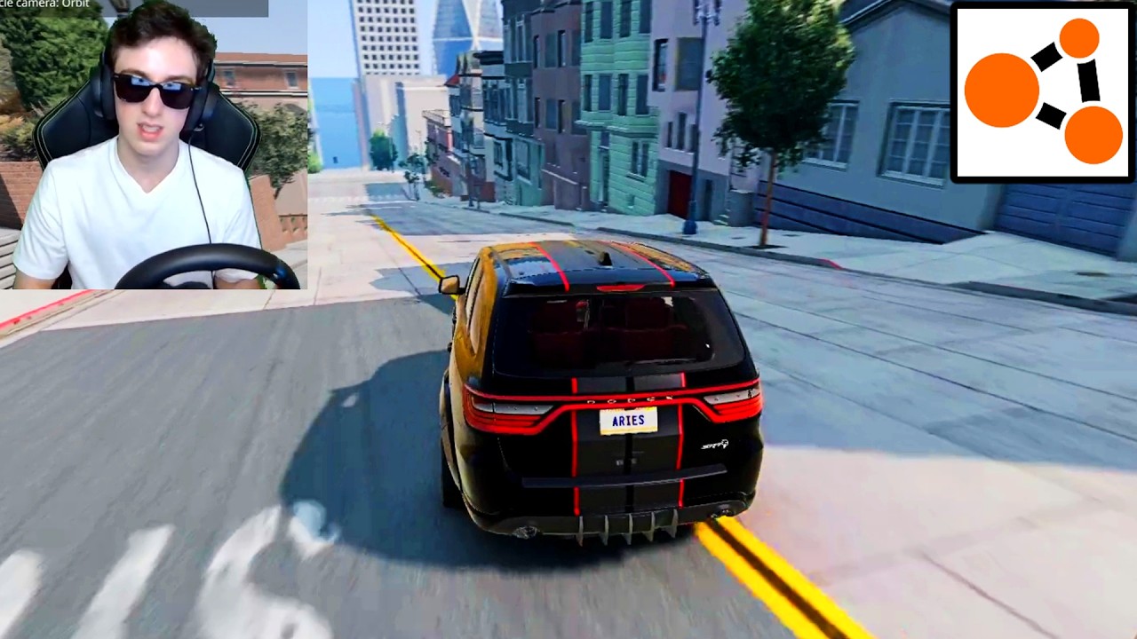 Driving A 1000HP Durango Hellcat Through The City In BeamNG.Drive ...