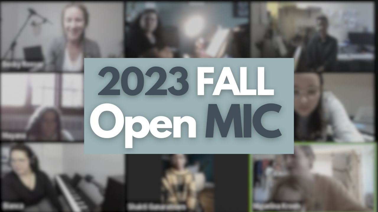 REEL - OPEN MIC, Fall 2023 - YouTube
