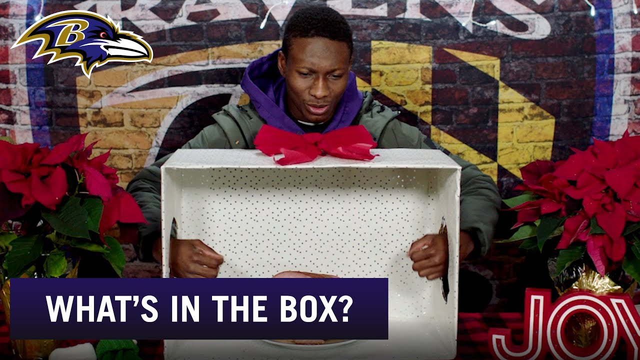 What's in the Box? Christmas Edition | Baltimore Ravens - YouTube