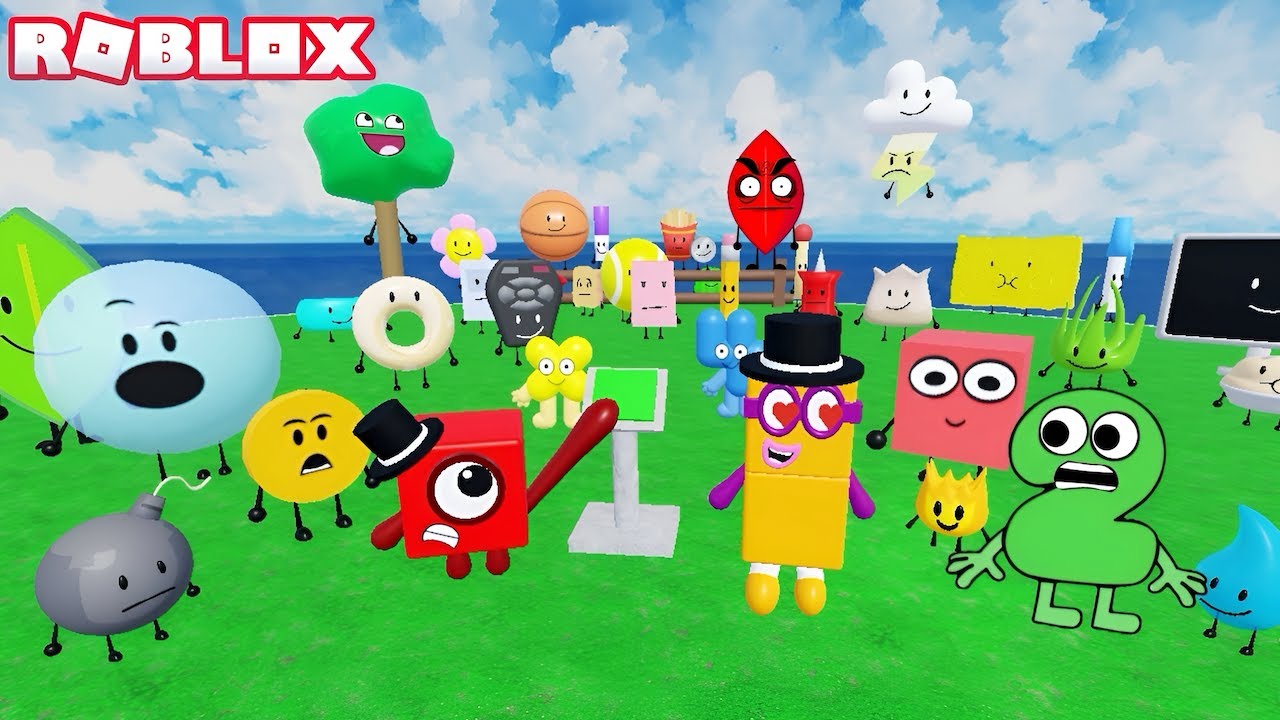 Numberblocks Press The BFDI Button - YouTube