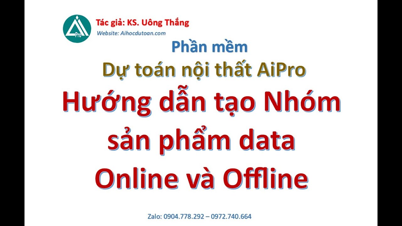 Hướng dẫn tạo Nhóm sản phẩm Online và Offline trong phiên bản 2025 [Dự ...