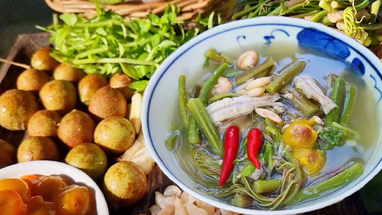 សម្លម្ជូរកន្រ្តាំងជាមួយផ្លែពង្រ ឈ្ងុយឆ្ងាញ់ [Cambodia Vegetable Sour ...
