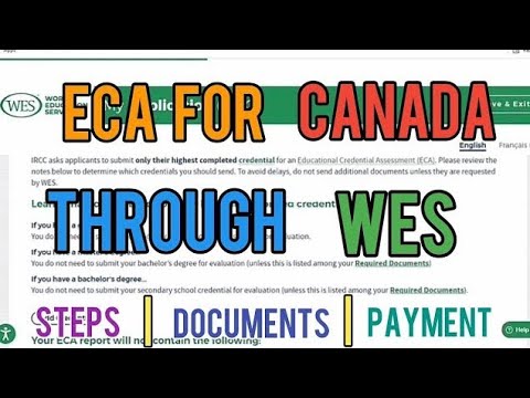 🇨🇦ECA Canada via WES | Step by step process | Documents Required ...