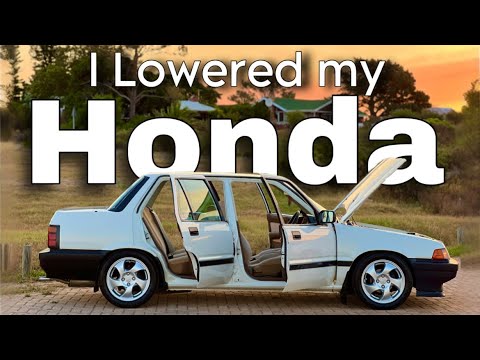 I lowered my Honda Ballade Pop up and took her for a Sunset Cinematic ...