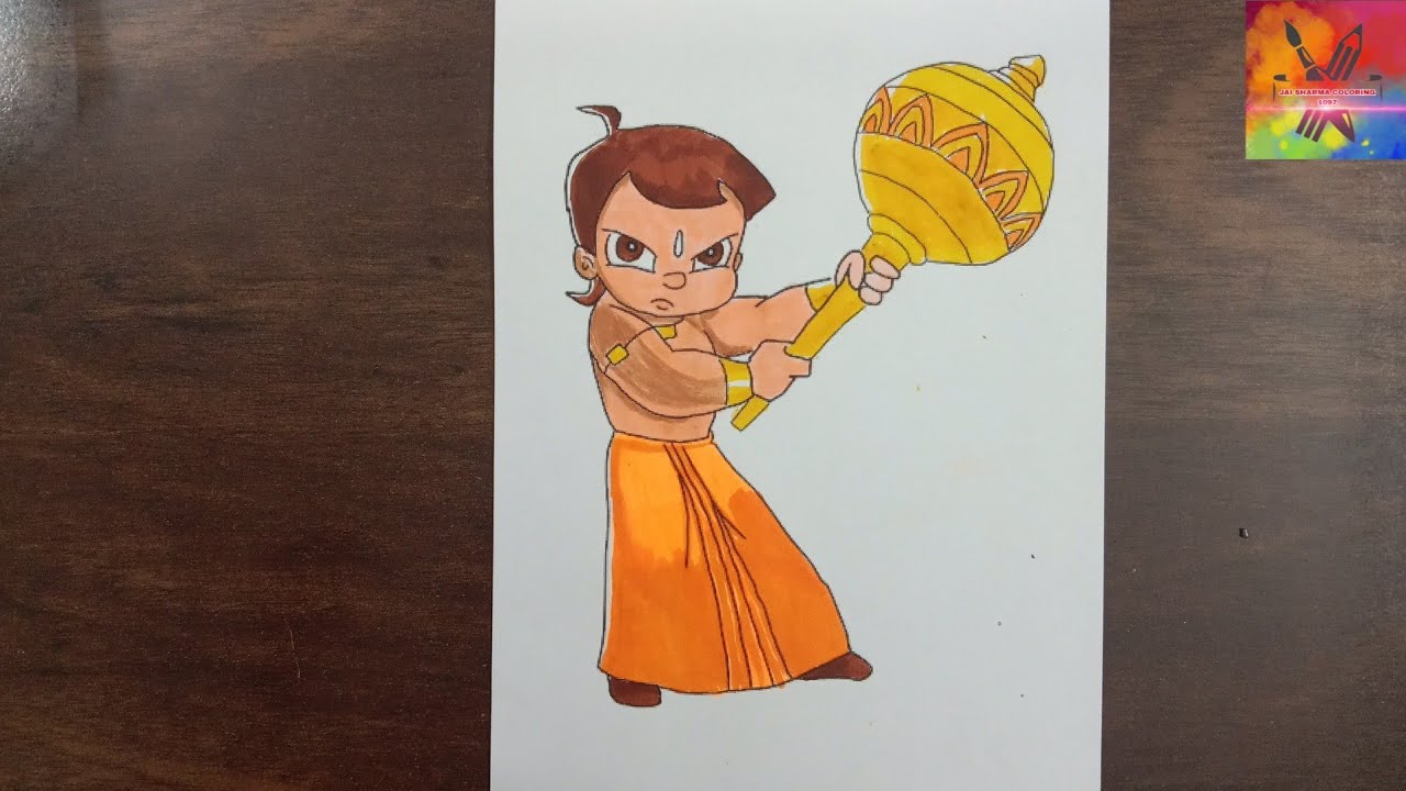 coloring chhot chhota bheem || jai sharma #11 - YouTube