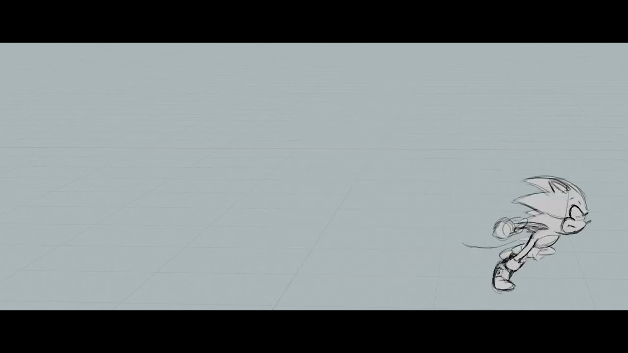 Sonic Animation Test (Turning in space) - YouTube