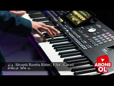 4\\4 Altyapılı Rumba Ritim BPM - 110 [ FA# ]  Min Chord