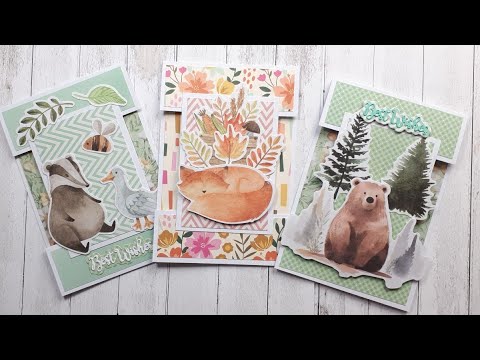 SUPER EASY & QUICK SPLIT PANEL CARD - YouTube