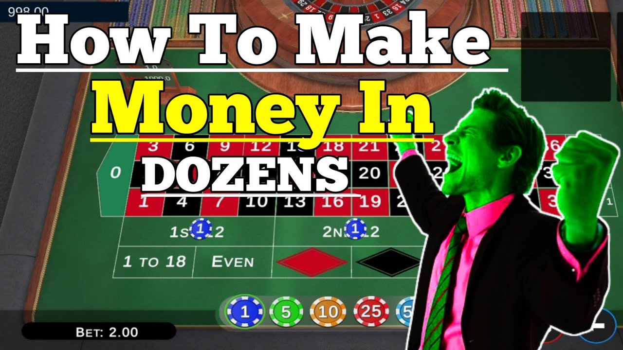 HOW TO MAKE MONEY IN DOZENS 😎☑️ || Roulette Strategy To Win || Roulette ...