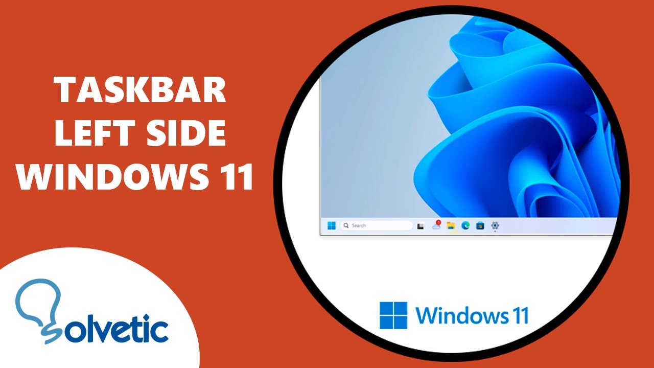 Taskbar Left Side Windows 11 - YouTube