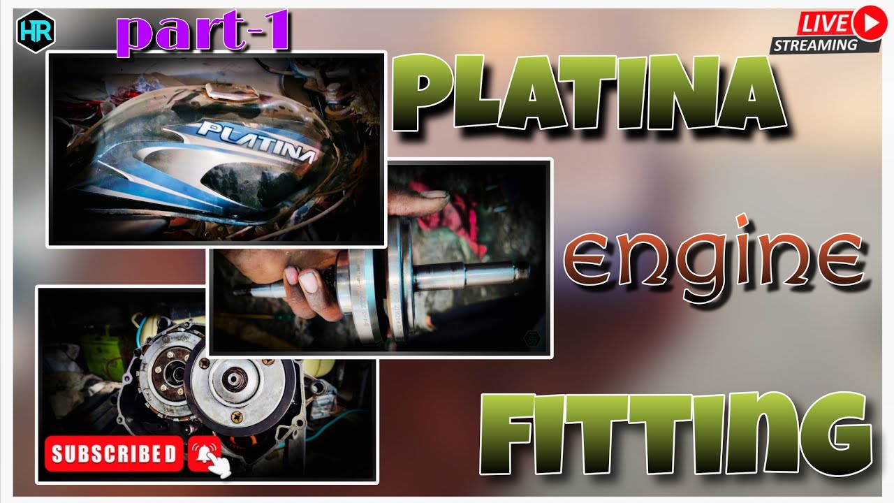 🛑।। PLATINA ENGINE FITTING ।।#automobile #redsplendor # ...