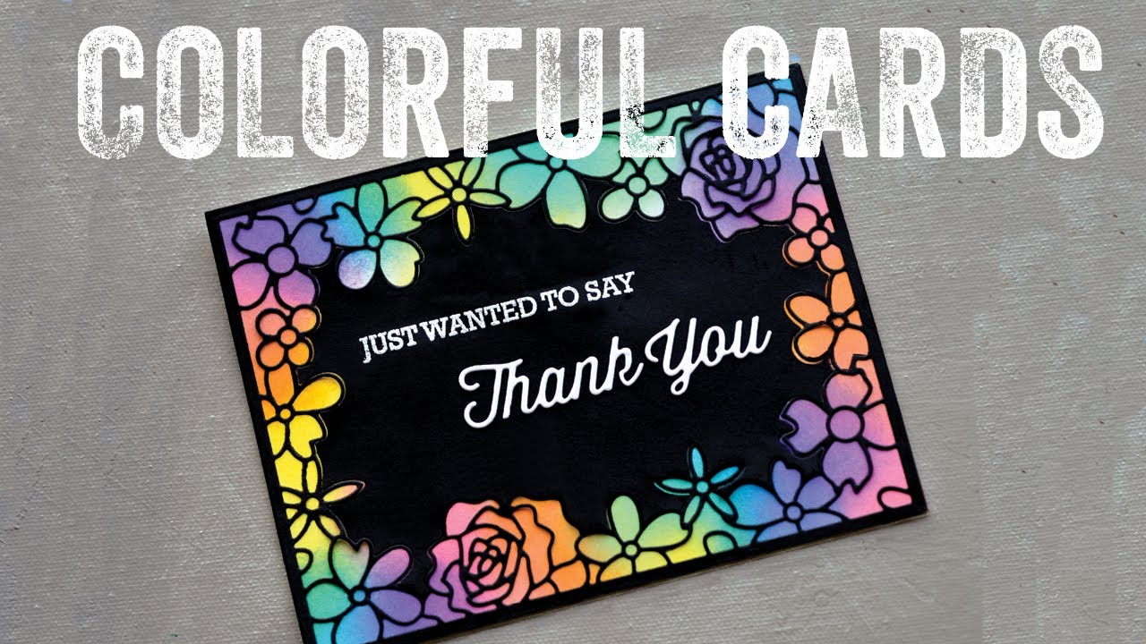 Colorful Cards - Tips on Color - YouTube
