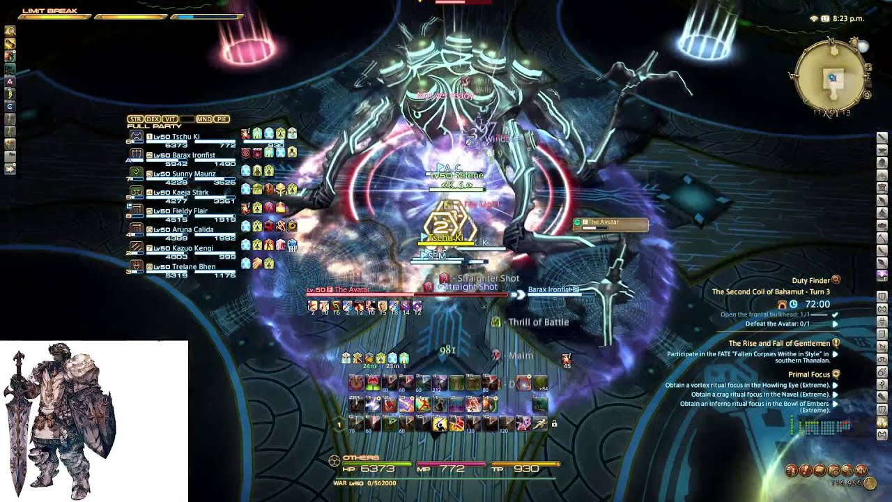 Furanity FFXIV: Turn 8: The Avatar Warrior POV - YouTube