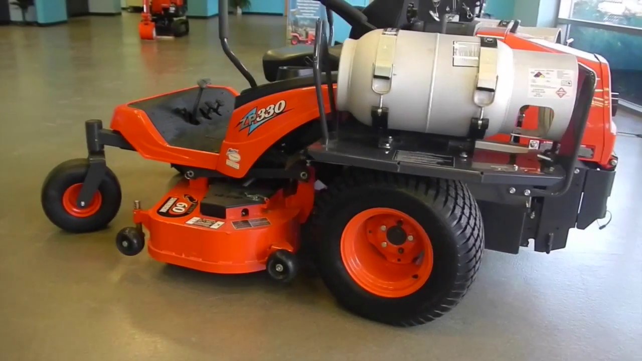 Product Spotlight: Kubota ZP330 Propane Riding Mower - YouTube
