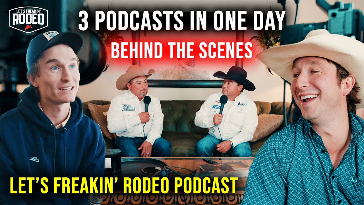 Filming 3 Podcasts in ONE day… | Behind the SCENES of the LET'S FREAKIN ...