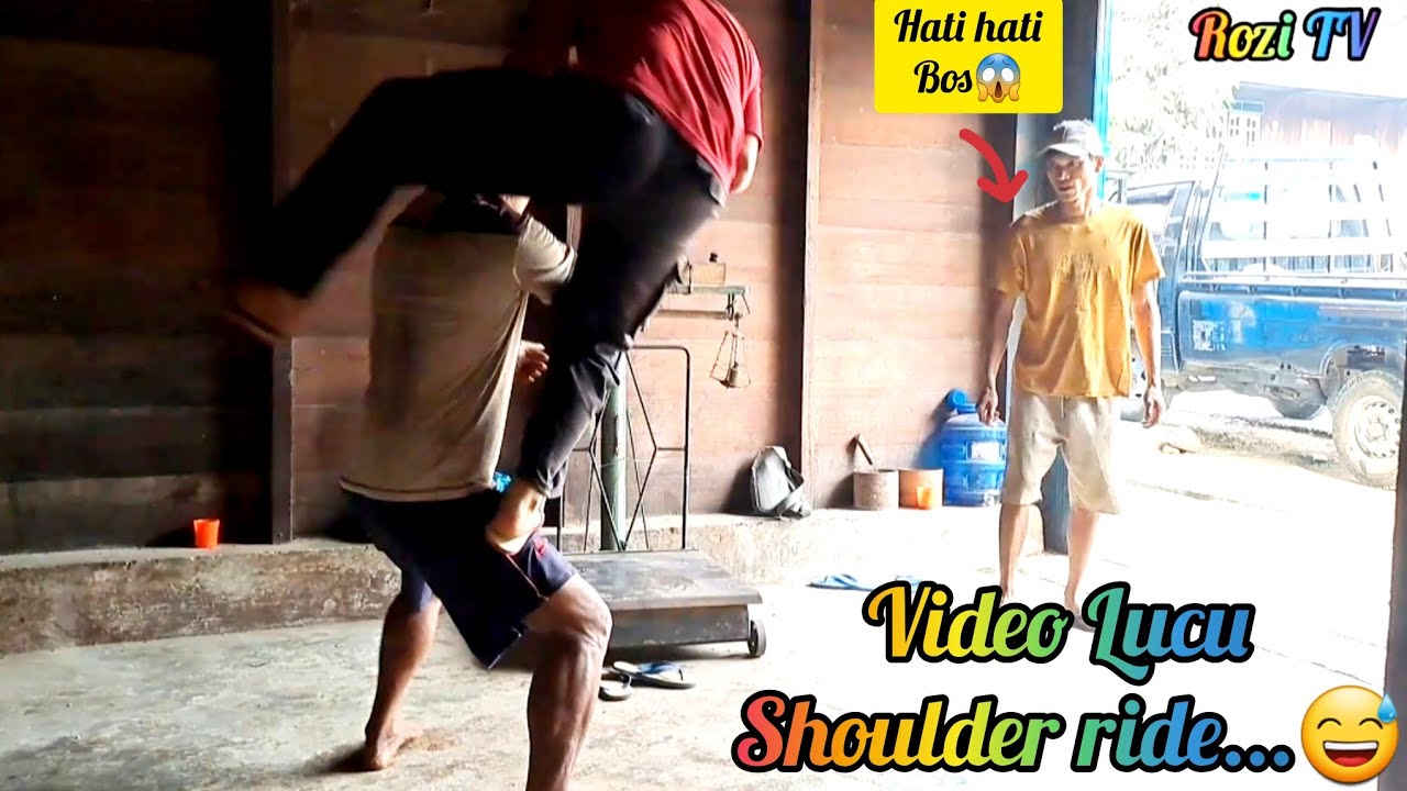 Video Lucu || Shoulder Ride Terbaru💫💫 #challenge #funny #lucu #hiburan ...