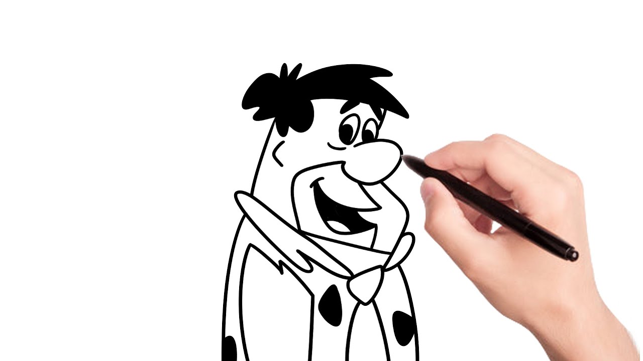 Learn How to Draw Fred Flintstone: Easy Step-by-Step Tutorial - YouTube