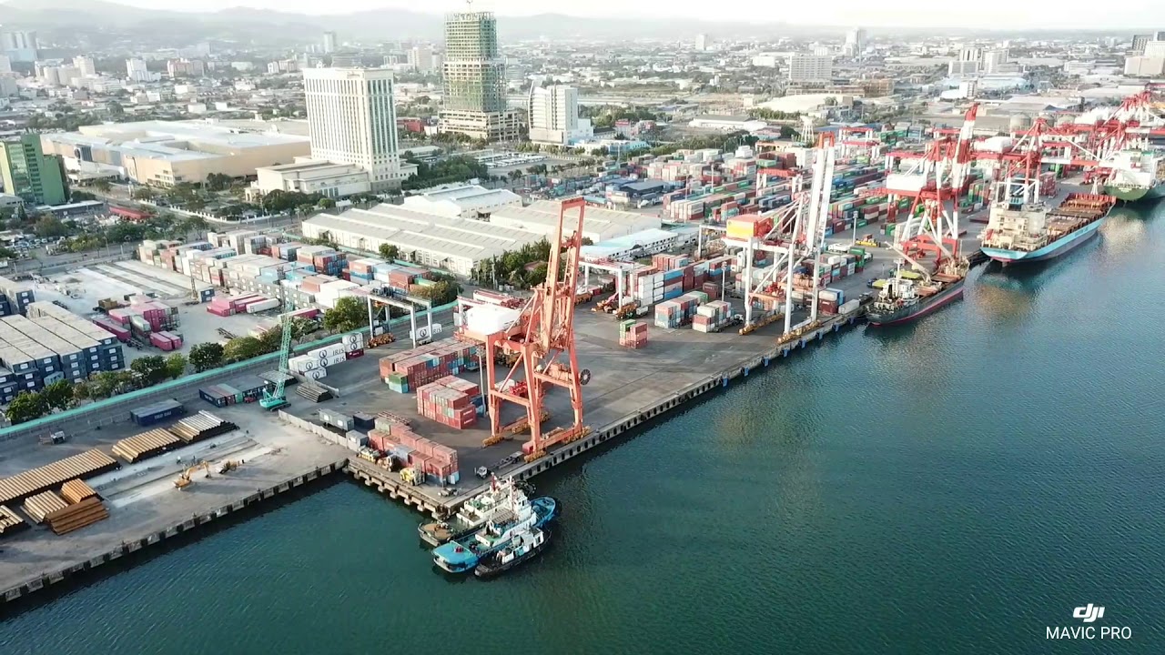Cebu Ports Authority: CIP Aerial Monitoring on May 9, 2020 - YouTube
