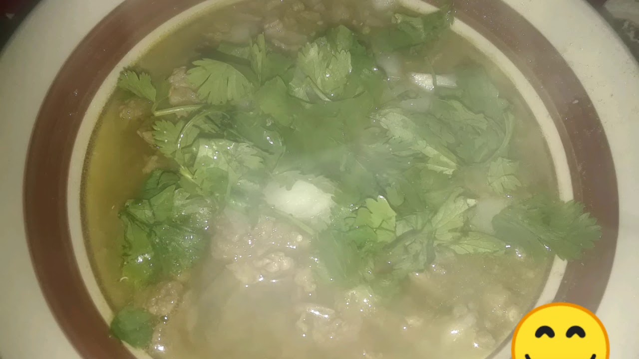 Como hacer Carne de res picada en salsa verde - YouTube
