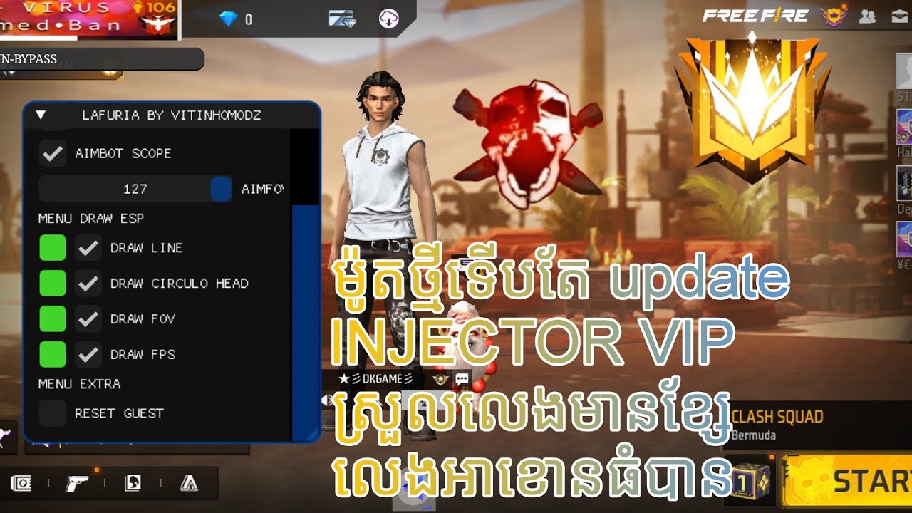 MOD MENU INJECTOR VIP V6 NEW ANTBAN MOD MANU RANK ...