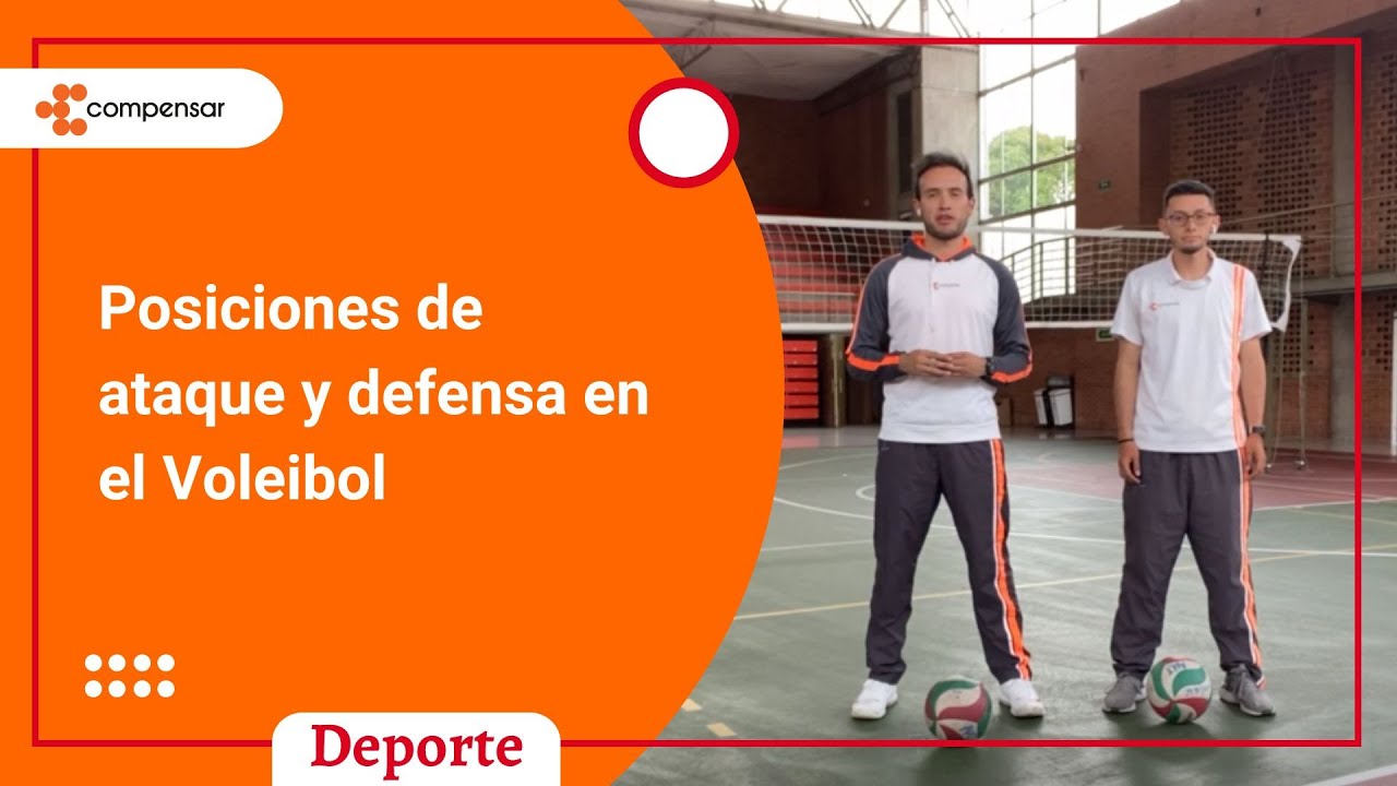 Conoce las posiciones de Ataque y defensa en el Voleibol | Compensar ...