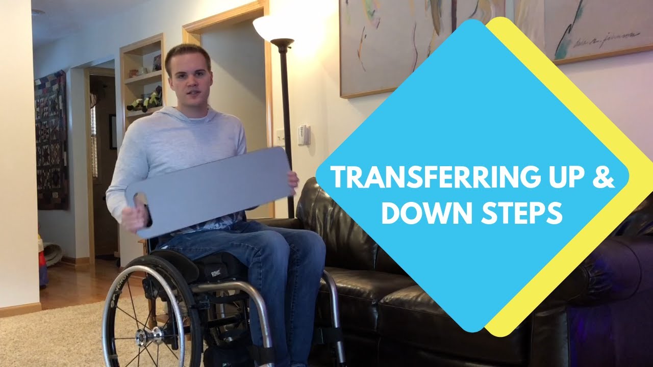 Transferring! Climbing Stairs! - Spinal Cord Injury - YouTube
