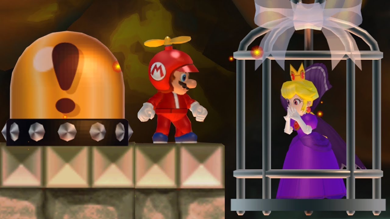 New Super Mario Bros. Wii - Mario wants to rescue Shadow Peach - YouTube