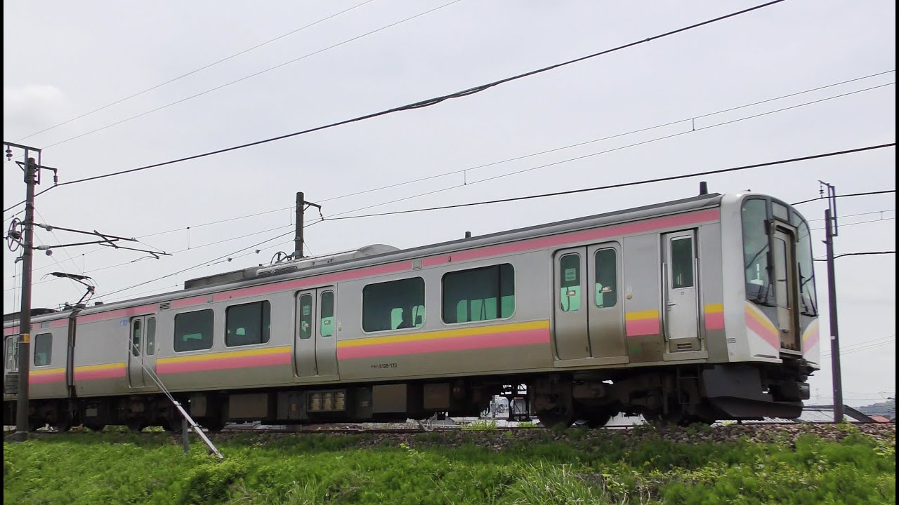 E129系B21+A23編成【4K】信越本線下り普通441M - YouTube