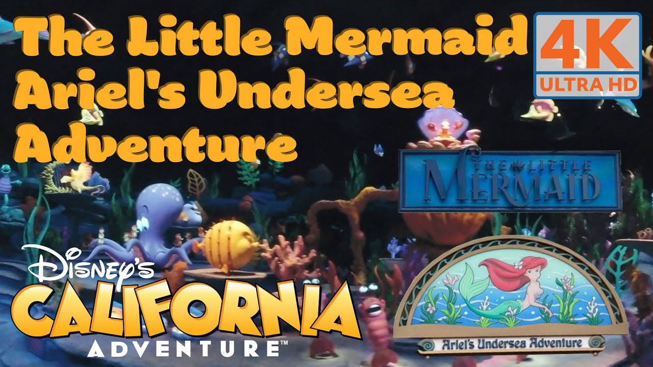 The Little Mermaid - Ariel's Undersea Adventure Full Ride - 4K video ...