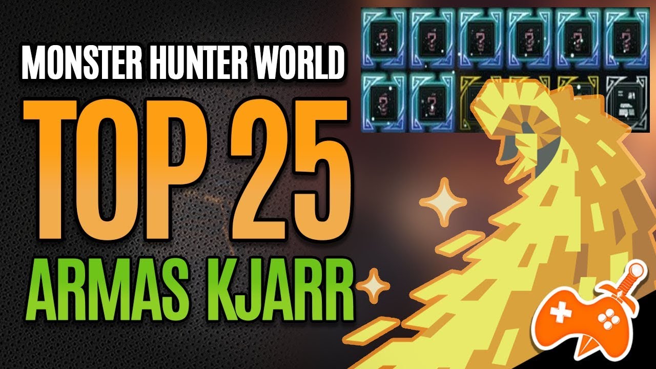 Monster Hunter World - TOP 25 Armas Kjarr para se TER na coleção [DICAS ...