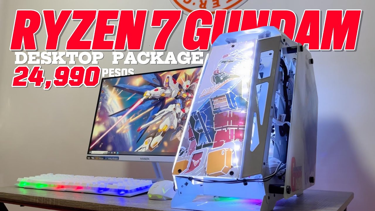 GUNDAM RYZEN 7 GAMING DESKOP PACKAGE I 25K ONLY?? - YouTube