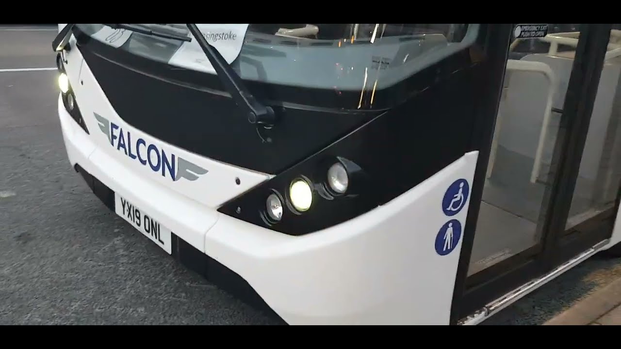 Here is the Falcon Rail replacement bus in Basingstoke Saturday 12 ...