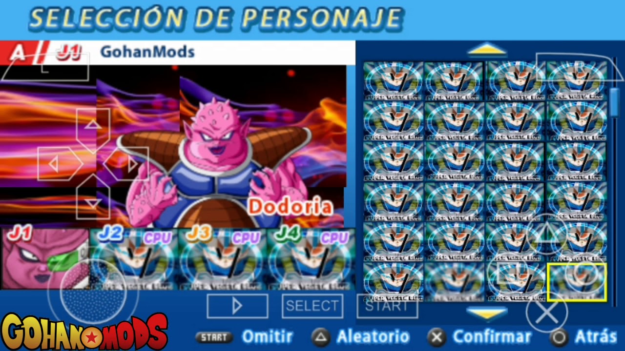 (DESCARGA) DBZ TTT MOD GRÁFICOS FIGHTERZ MENÚ V.4 ISO - YouTube