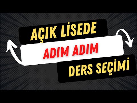 Açık Lisede Ders Seçimi Nasıl Yapılır ? Hangi Dersleri Almalıyım?