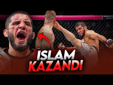 ISLAM MAKHACHEV, IAN GARRY'İ YENDİ