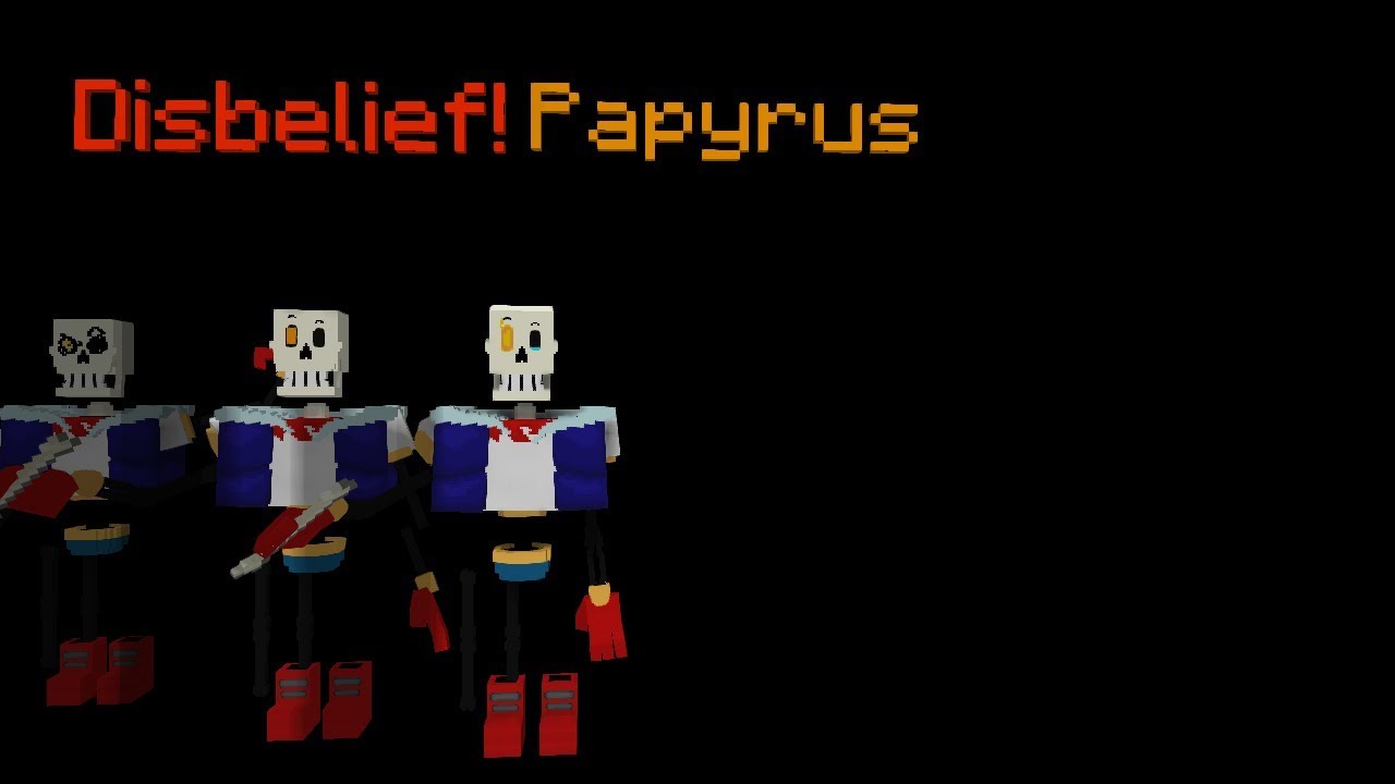 Disbelief papyrus full animation - YouTube