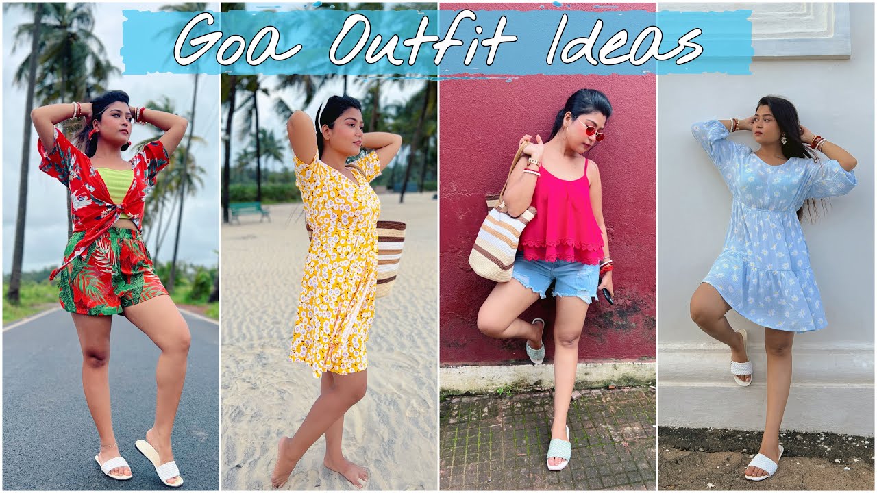 Outfits I Wore In Goa || Goa Beach Outfit Ideas || #banglavlogchannel # ...