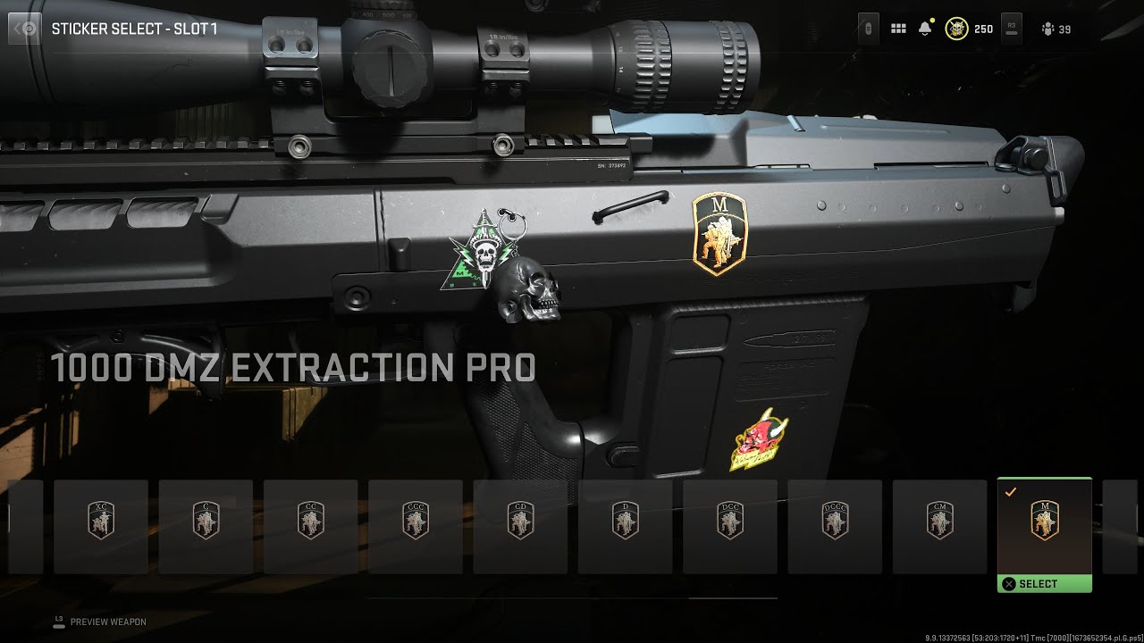 1000 DMZ Extraction Pro Sticker Acquired - YouTube