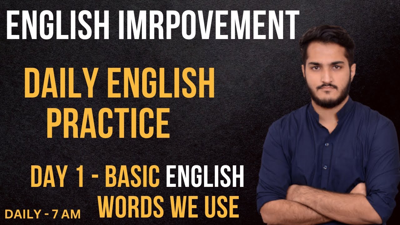 Daily English Words | Daily English Practice | English Improvement ...