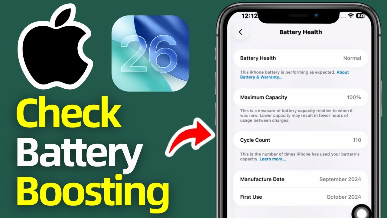 How To Check If Battery of Your iPhone Has Been Boosted! (2025) - YouTube